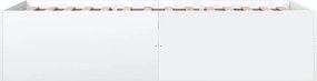 Rám postele bílý 75 x 190 cm kompozitní dřevo 3280979