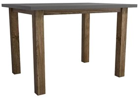 Montana - rozkládací jídelní stůl STW - lefkas tmavý/smooth grey - 160/203x90 cm