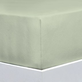 Florella Prostěradlo Avance Jersey Elastan Pastel Grün, 90-100x200-220 cm