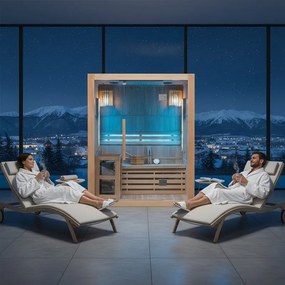 BPS-koupelny Finská sauna Relax  150x120, 3-4 osoby
