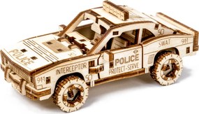 3d puzzle wooden city 3d puzzle superfast police car