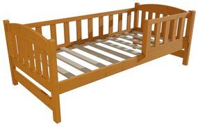 Vomaks Dětská postel DP 002 se zábranou Rozměr: 80 x 200 cm, Barva: moření dub