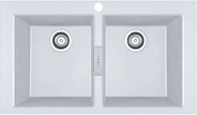 Franke Sirius 2.0 - Tectonitový dřez S2D 620-86, 86x50 cm, bílá 143.0637.160