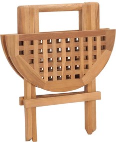 3dílný skládací zahradní jídelní set s poduškou masivní teak 3063179