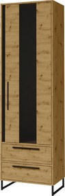 ADRK Furniture Vysoká vitrína ARIA SHC-ARI-60-A_B