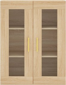 Skříň highboard dub sonoma 69,5 x 34 x 180 cm kompozitní dřevo 3198524
