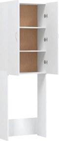 vidaXL Skříňka nad pračku 64 x 25,5 x 190 cm [808413] Barva: hnědý dub