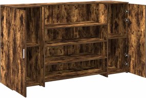 Recepční stůl kouřový dub 180x50x103,5 cm kompozitní dřevo 3324173