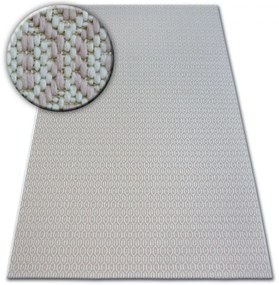 Koberec SIZAL FLAT 48603/526 Očká krém růžový