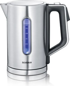 Severin WK 3418 - Rychlovarná konvice 1,7 l 3000W/230V nerez/černá