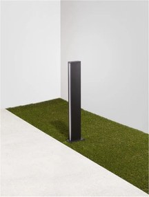 NV 9026125 Venkovní sloupkové svítidlo MINOT černý hliník a akryl LED 12W 3000K 100-240V 122st. IP54 - NOVA LUCE