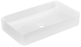 COMAD UM-6275 SLIM 60 WHITE DP - Umyvadlo na desku SLIM 61x34 cm lesklá bílá