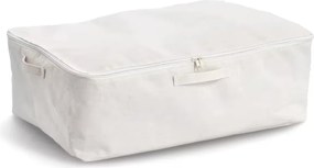 Zeller Present Úložný textilní box se zipem na uložení textilu CREAM, 60 × 39 × 18 cm