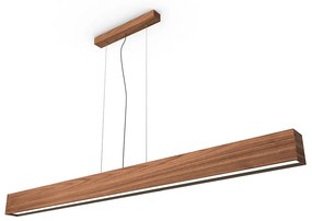 Závěsné lineární dřevěné svítidlo nad stůl woodLED Linus  Závěsné lineární dřevěné svítidlo nad stůl woodLED Linus Délka: 1600 mm, Dřevodekor: Ořech…