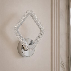 Toolight Rea, Nástěnné LED svítidlo LHJ125-W Chrom, OSW-03280