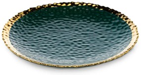 Keramická sada talířů Kati Green Gold 8ks