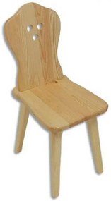 Drewmax KT110 - Dřevěná židle 33x44x85cm - Šedá