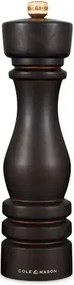 ColeMason London Mlýnek na sůl - čokoládová barva / výška 22 cm / buko
