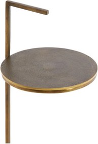 Kulatý odkládací stolek s deskou z kamene ø 26 cm Leda – Light &amp; Living