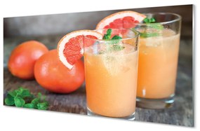akrylový obraz grapefruit koktejl 140x70 cm