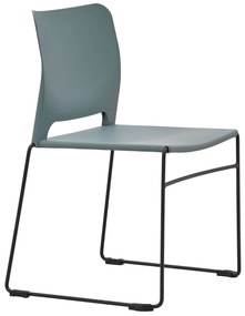 Rim stohovatelná židle Redonda Barva: Bílá, Provedení: černý plast