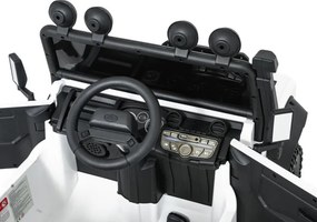 Elektrické autíčko Land Rover Defender 110 SVX bílé