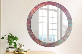 Kulaté dekorativní zrcadlo Festival barev fi 80 cm