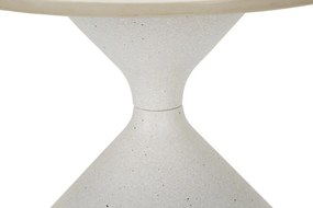 Odkládací stolek White 42 cm mramor/bílý