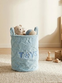 Sinsay - Úložný koš s nápisem TOYS - světle modrá