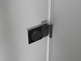 Mexen Lunar-B L sklápěcí sprchový kout levý 85 x 70 cm, čiré sklo, broušený grafit, 832L-085-070-66-00-L