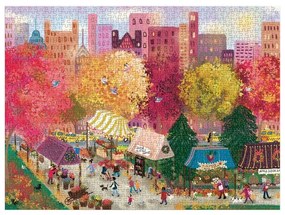 Galison Puzzle Podzim na městském trhu 1000 dílků