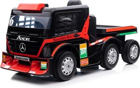 LEAN CARS Elektrické autíčko Mercedes s návěsem XMX622B, LCD, červené