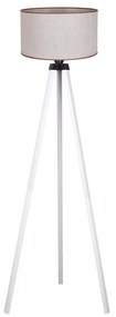 Duolla - Stojací lampa 1xE27/60W/230V pr. 44 cm béžová/bílá