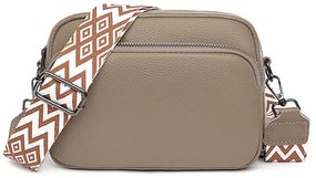 Dámská malá crossbody kabelka béžová