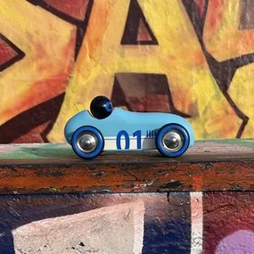 Vilac Dřevěné auto Old Sport Compet tyrkysová