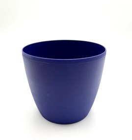 Plastový květináč Ø 14cm - modrý