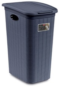STEFANPLAST Koš na prádlo Elegance 36 l, modrý