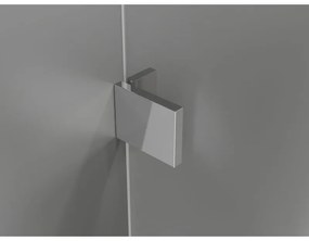 Mexen Lunar-F L skládací sprchový kout pravý 100 x 80 cm, 8mm čiré sklo, chromový profil, 836L-100-080-01-00-P