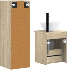 Sada koupelnového nábytku 2 ks Dub sonoma 33 x 34,5 x 100 cm 3406135