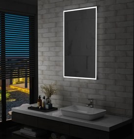 vidaXL Koupelnové nástěnné zrcadlo s LED osvětlením 60 x 100 cm [144719]