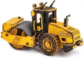 RoboTime dřevěné 3D puzzle Silniční válec / od 8 let / 149 dílků / Obt