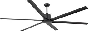 FARO 33414A ANDROS XL stropní ventilátor, černá s DC motorem - FARO