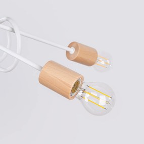 Sollux Lighting Lustr EMBER 5 bílý