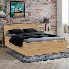 Maxi Postel STELA 120x200 cm, Dub Artisan