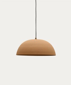 Oranžové kovové závěsné svítidlo ø 46 cm Nibla – Kave Home