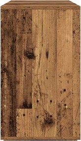 Servírovací skříň Staré dřevo 135 x 41 x 75 cm Kompozitní dřevo 3333893