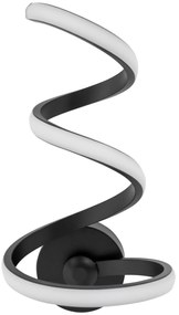 Toolight - LED nástěnná lampa SPRING UP APP829-W, černá matná, OSW-09181