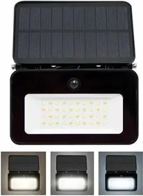 Solight WL913 LED solární reflektor se senzorem / 6W / 660lm / 3CCT /