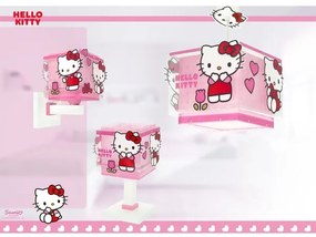 Dalber 73262 - Dětský lustr HELLO KITTY 1xE27/15W/230V růžová