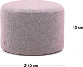 Fialový taburet Kaeli – Kave Home